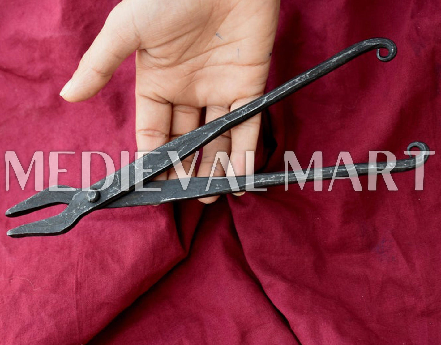 MEDIEVALMART Handcrafted Medieval Blacksmith's Tongs – MedievalMart
