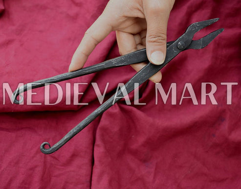 MEDIEVALMART Handcrafted Medieval Blacksmith's Tongs
