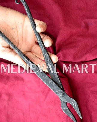 MEDIEVALMART Handcrafted Medieval Blacksmith's Tongs