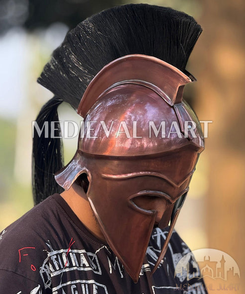 MEDIEVALMART "4th Cen BCE" Greek Hoplites Corinthian Bronze Finish Hel ...